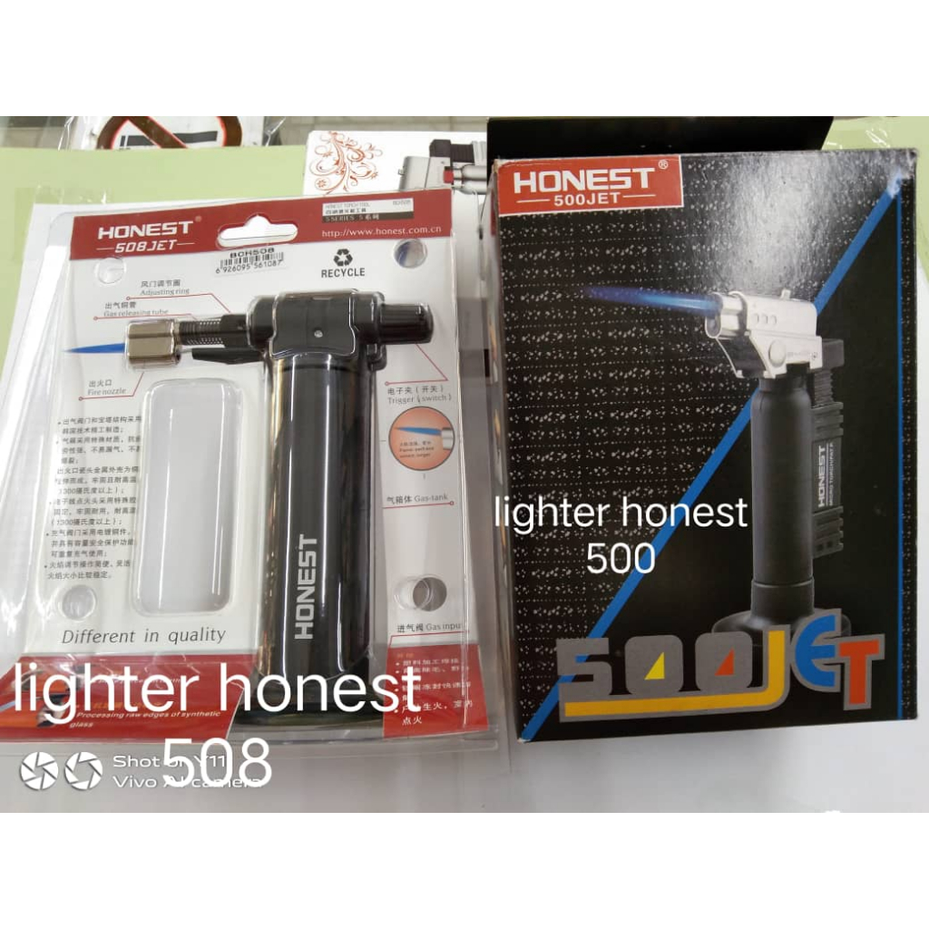 Honest Jet Flame Torch Lighter 500 / 508 | Shopee Malaysia