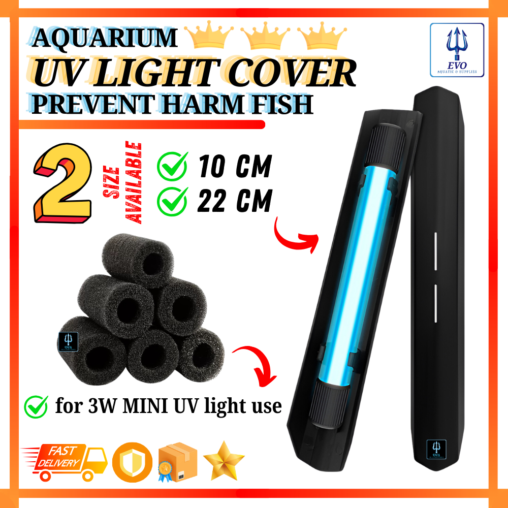 🔥Ready Stock🔥Aquarium UV Light Shelter Cover Aquarium UV Lamp Shade ...