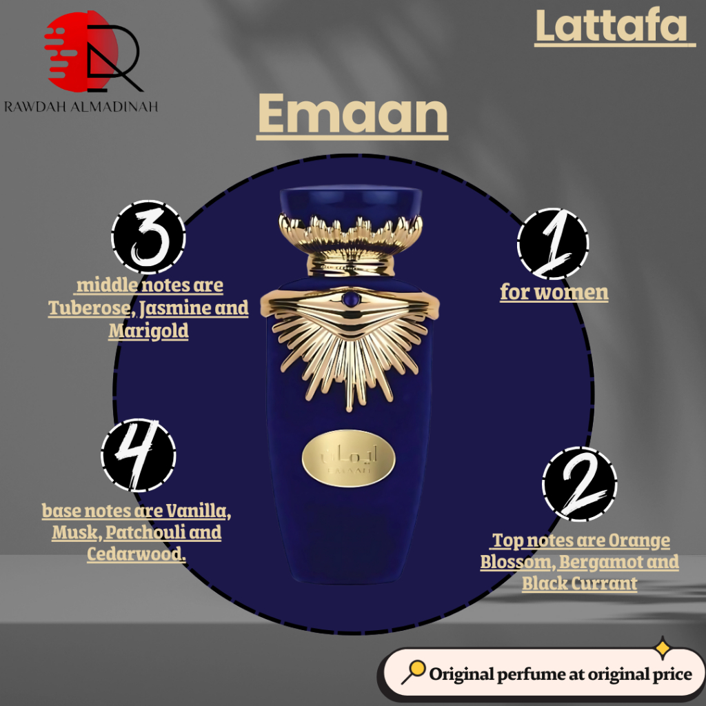 Emaan perfume New arrival 2023 Emaan perfume original from lattafa 100% | Shopee Malaysia