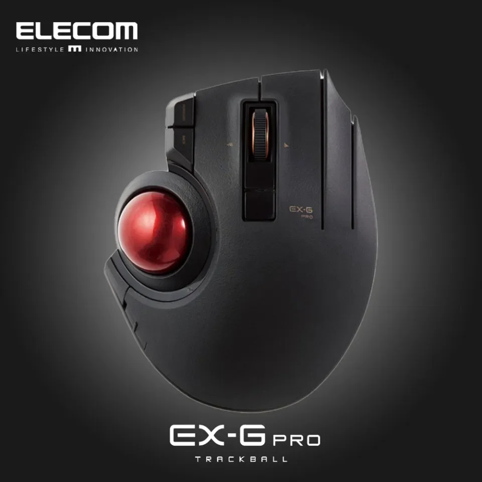 2025 Elecom Ergonomic Trackball Mouse, Travel Mice, Ruby, Laptop PC ...