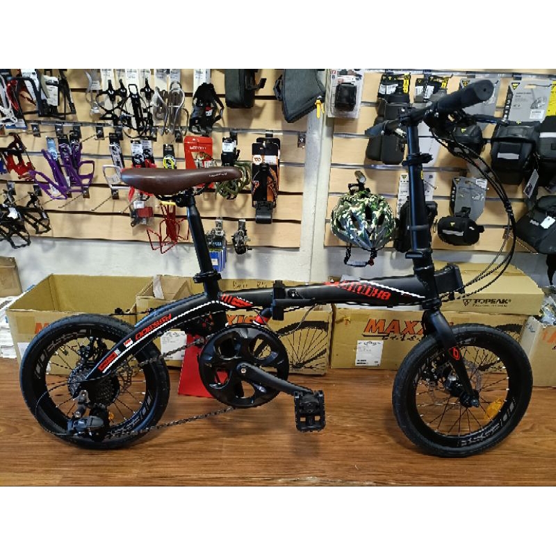 BASIKAL LIPAT | FOLDING BIKE ODESSY BRONX8 SENSAH 1x8 SPEED | Shopee ...