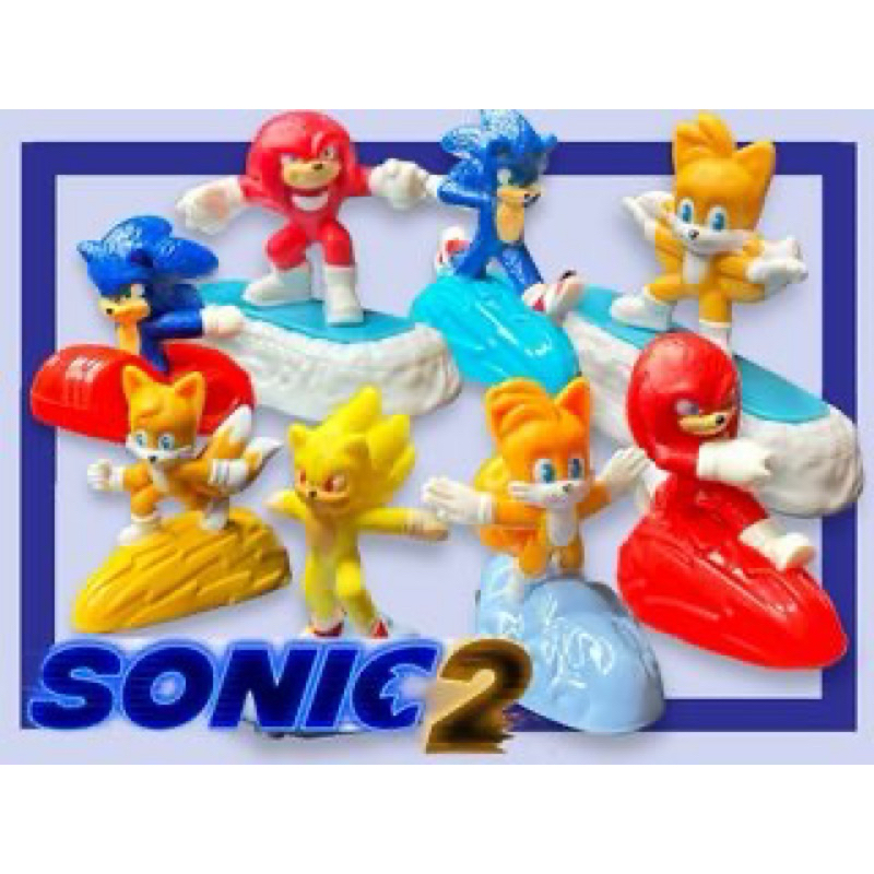 Mcdonald's toy Sonic 2 The Hedgehog Knuckles Tails IIl Kids | Shopee ...