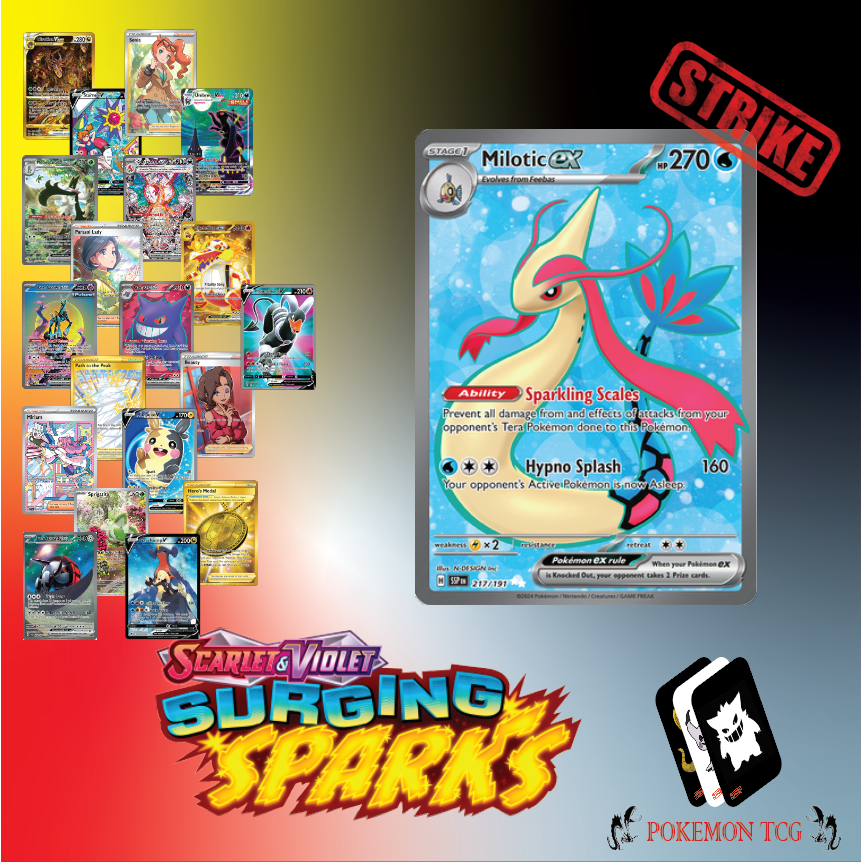 Milotic EX 217/191 Surging Sparks SV08 PTCG | Shopee Malaysia