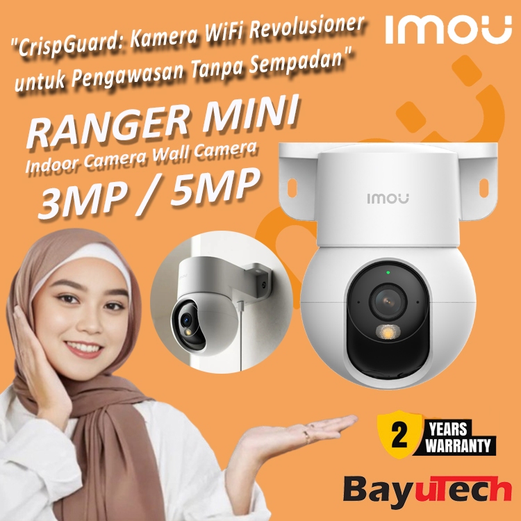 IMOU Ranger Mini 3MP 5MP Smart Motion Tracking AI Human Detection Home ...