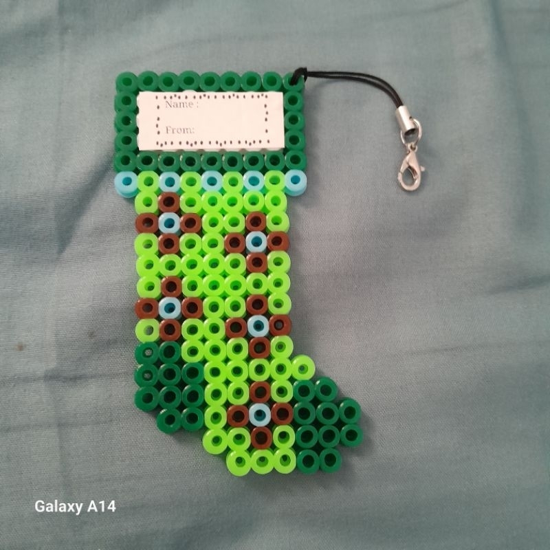 Christmas Gift Tag Perler Beads Collection Product Design1 | Shopee ...
