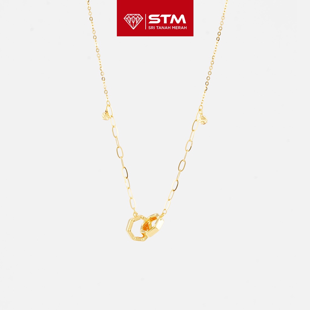 STM Exclusive Necklace/Rantai Leher 916 (22K Gold) | Shopee Malaysia