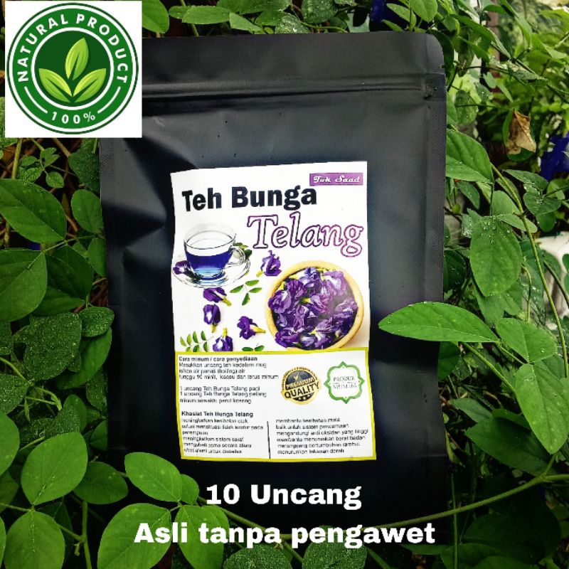 TEH BUNGA TELANG / UNCANG TEH BUNGA TELANG ORIGINAL | Shopee Malaysia