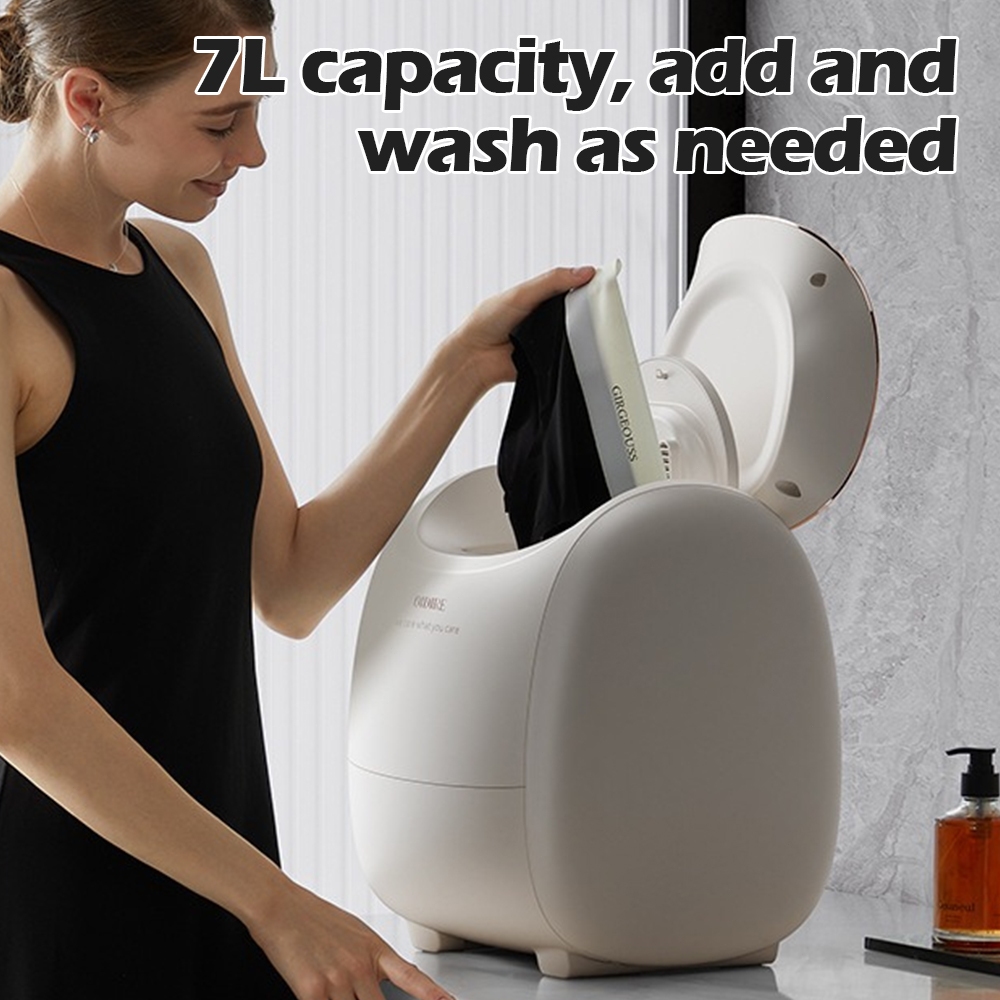 OIDIRE Mini Washing Machine(7L) Underwear/Sock/Baby Specific Dehydrate ...