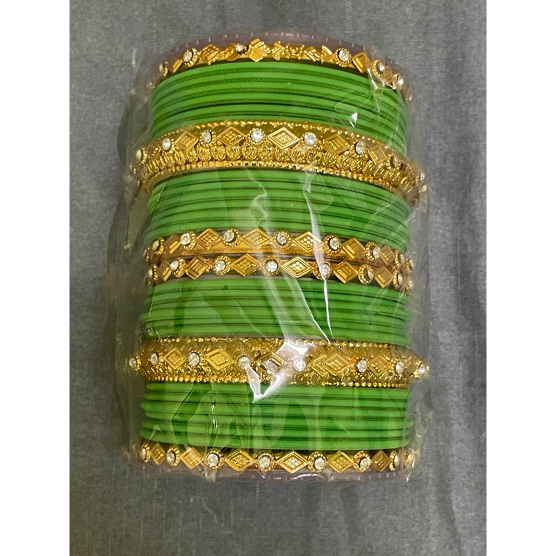 Light Green Indian Bangles Set Ethnic Traditional Bracelets Bollywood ...