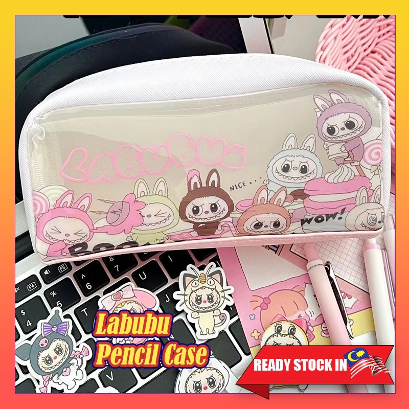 Labubu Cute Pencil Pouch Pencil Case Cute Stationery Bag | Shopee Malaysia