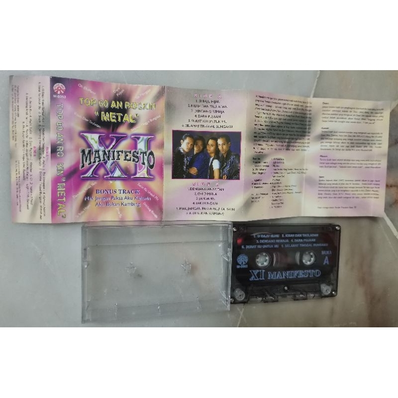 Kaset XI MANIFESTO ( metal 60an) | Shopee Malaysia