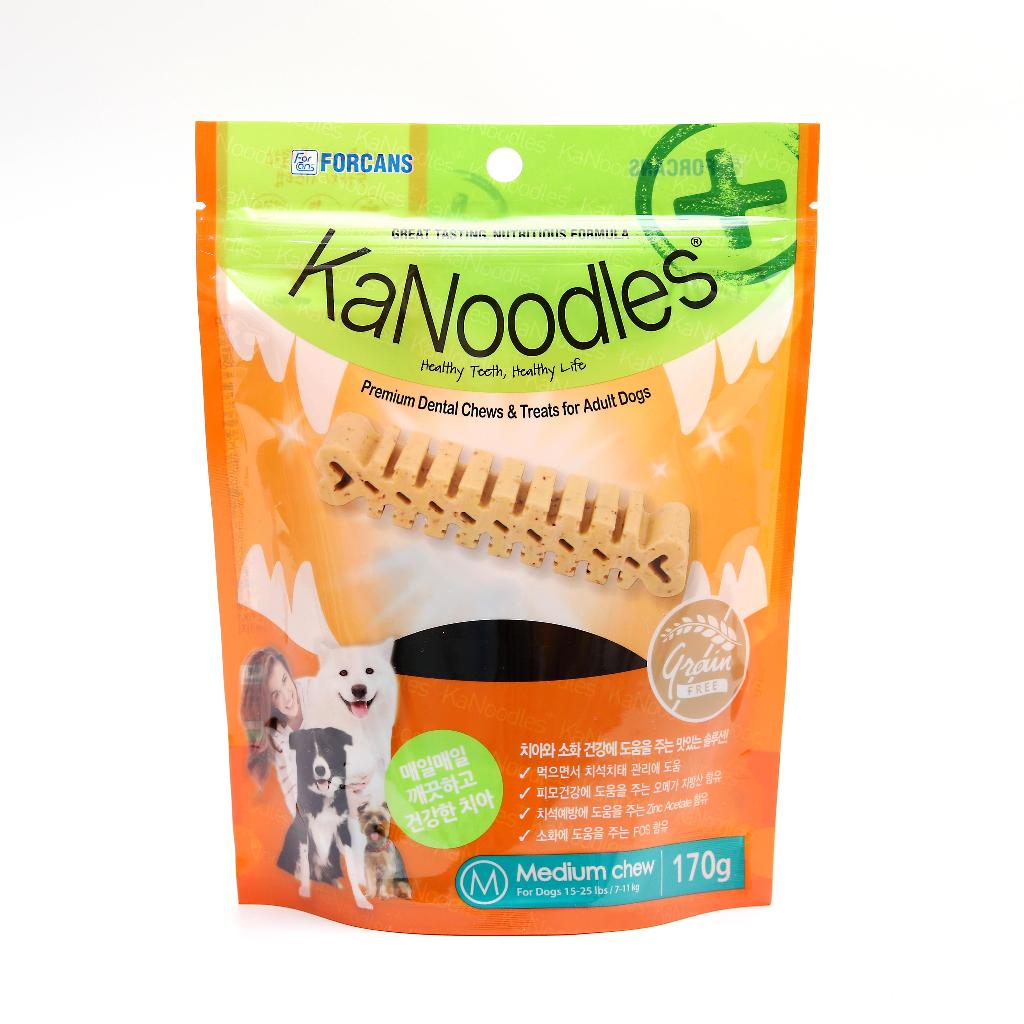 Forcans Kanoodles Plus Premium Dental Chew & Treat for Dogs -M14 170g ...