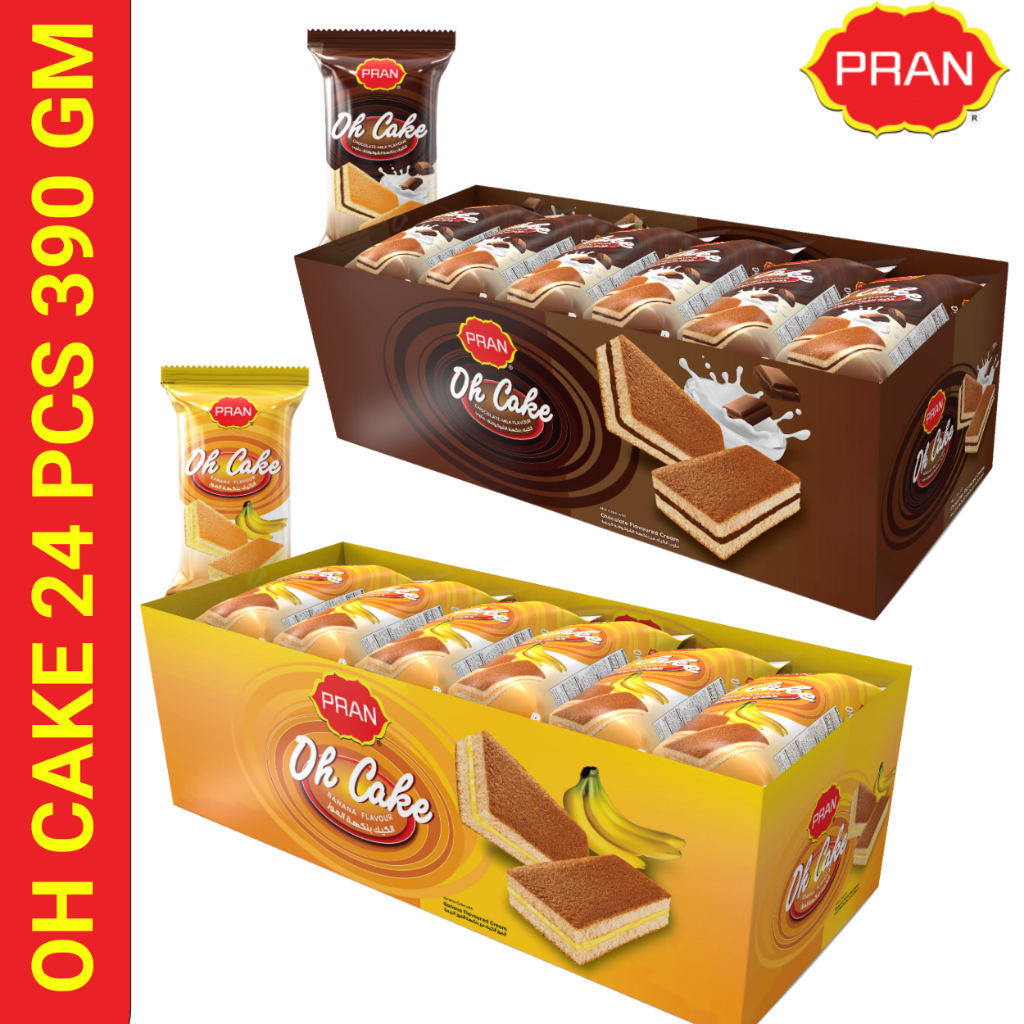 OH CAKE BANANA/CHOCOLATE 24 PCS 390 GM (HALAL) | Shopee Malaysia