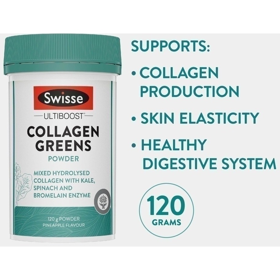 Swisse Ultiboost Collagen Greens Powder 120g | Shopee Malaysia