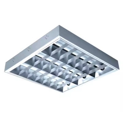 3*20W Surface Mounted Louver Panel Light Fitting, Aluminium Grille ...