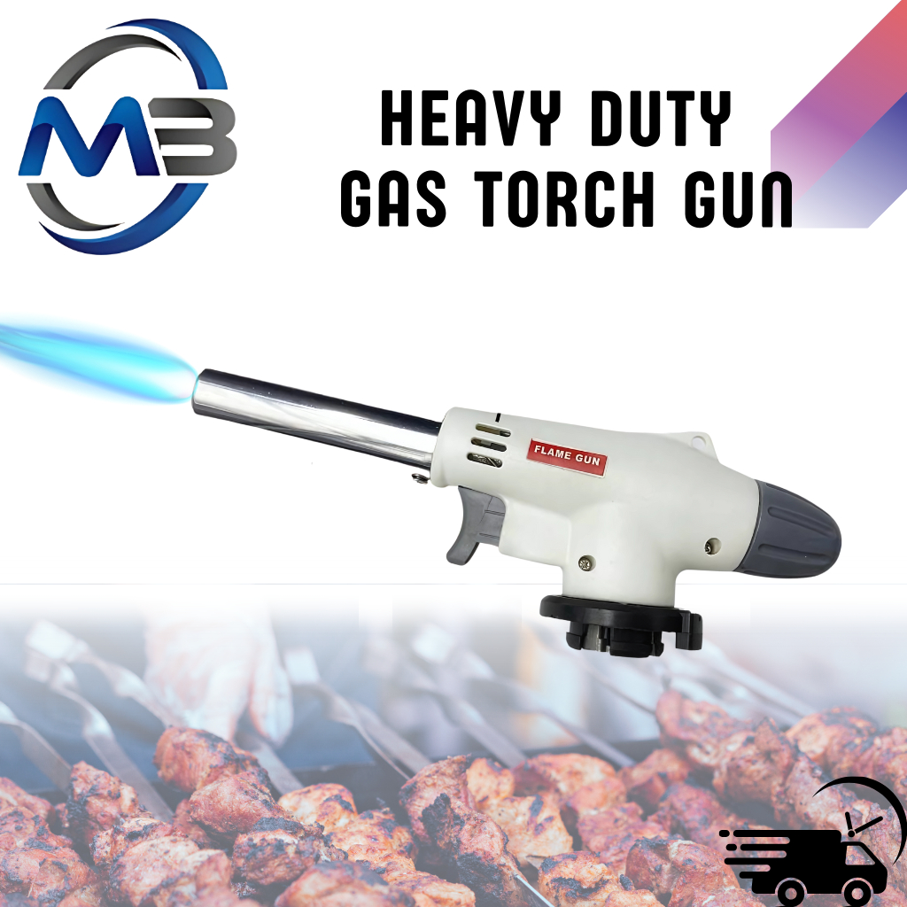 Heavy Duty Butane Gas Torch Multipurpose Portable Flame Gun for Kitchen ...