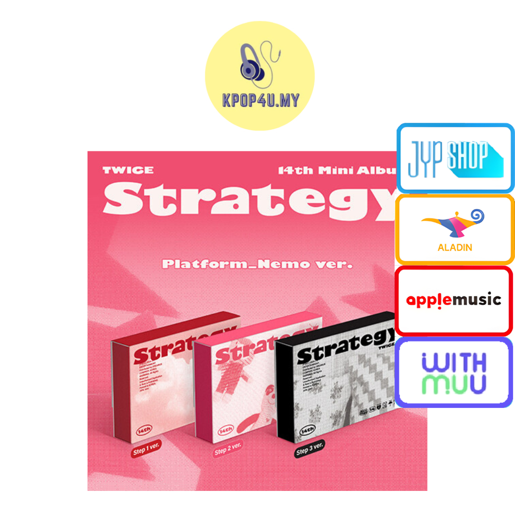 [POB] TWICE ALBUM [STRATEGY] PLATFORM NEMO VER. | Shopee Malaysia