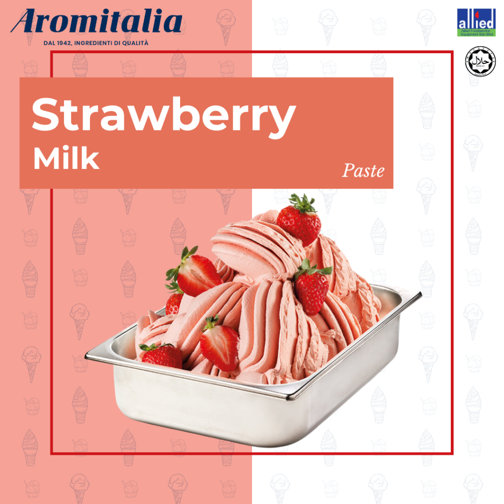 Strawberry Paste for Gelato, Ice Cream, Sorbet (3.5kg) [Aromitalia ...