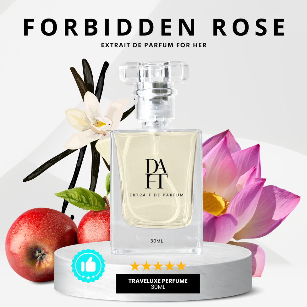 FORBIDDEN ROSE EXTRAIT DE PARFUM (FOR HER) BY DAFT PERFUME | Shopee ...