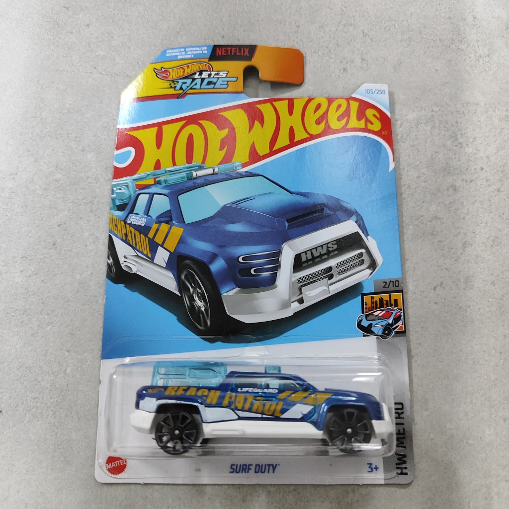 Hot Wheels Surf Duty (Blue) | Shopee Malaysia