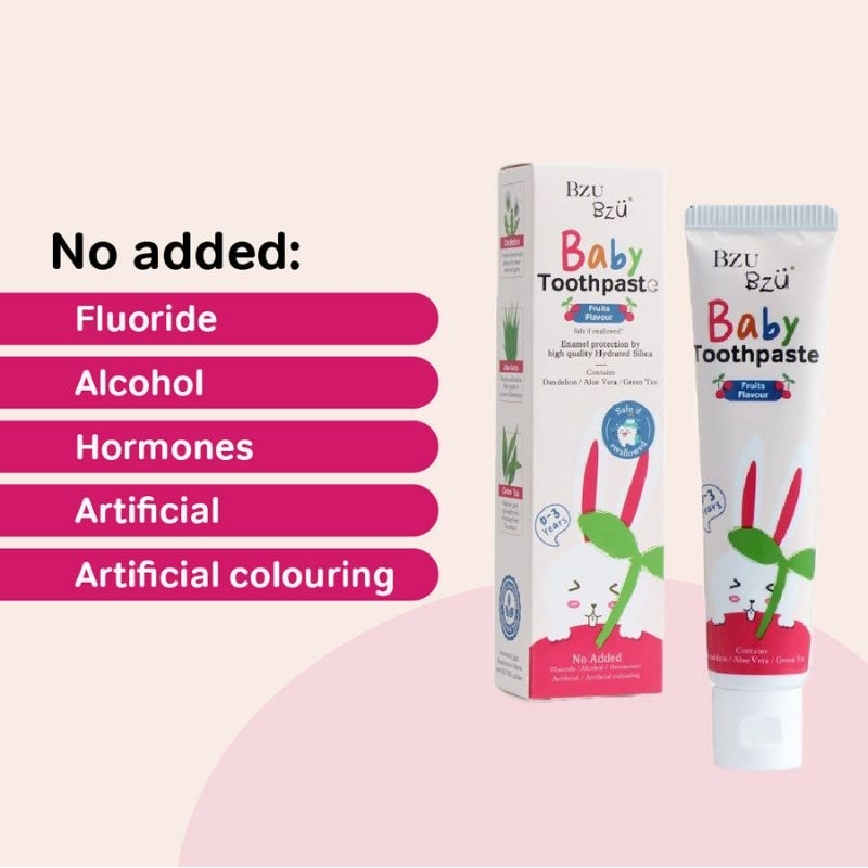 Bzu Bzu Baby Toothpaste 50g | Shopee Malaysia