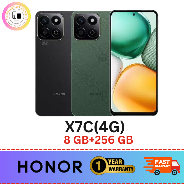 HONOR X7c (8GB+256GB) 108MP Camera | 6000mAh | 6.77" Honor 90HZ Display ...