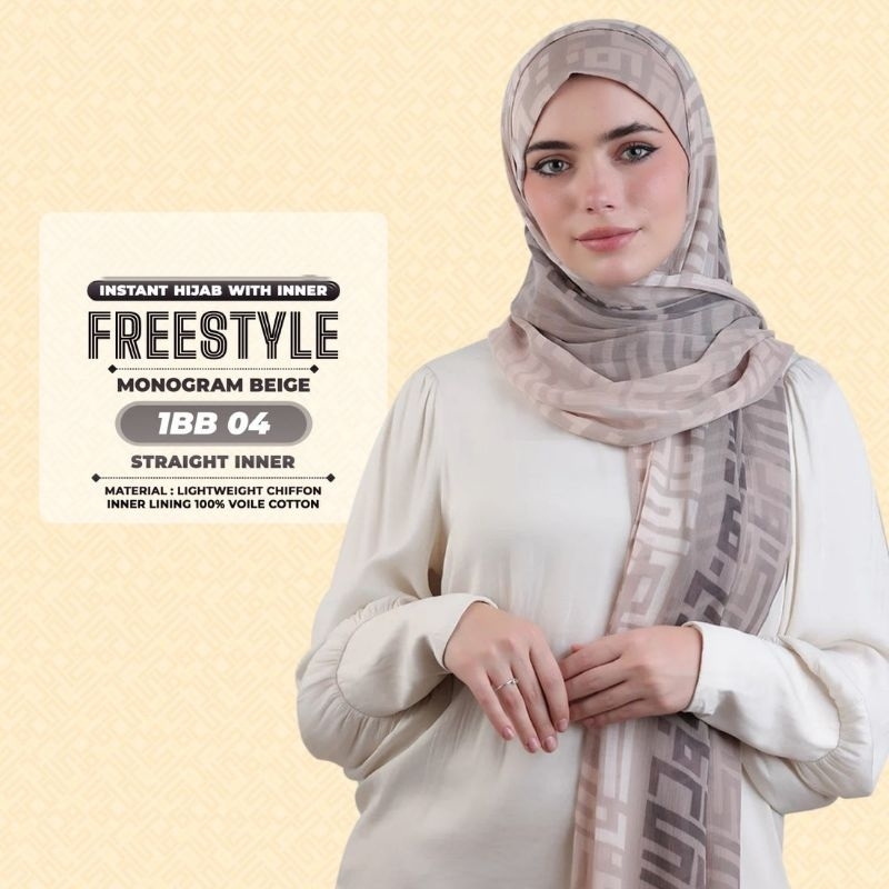 Instant shawl Voila, Freestyle & Loose ironless pinless premium quality ...