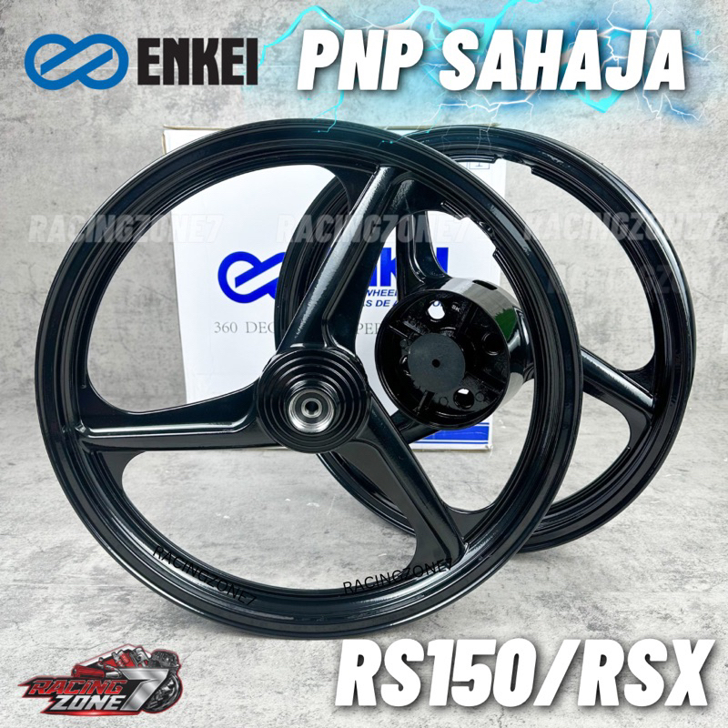 ENKEI RS150 RSX 3 Batang Sport Rim 1.6/1.85x17 Hitam Putih/ RSX 3 ...