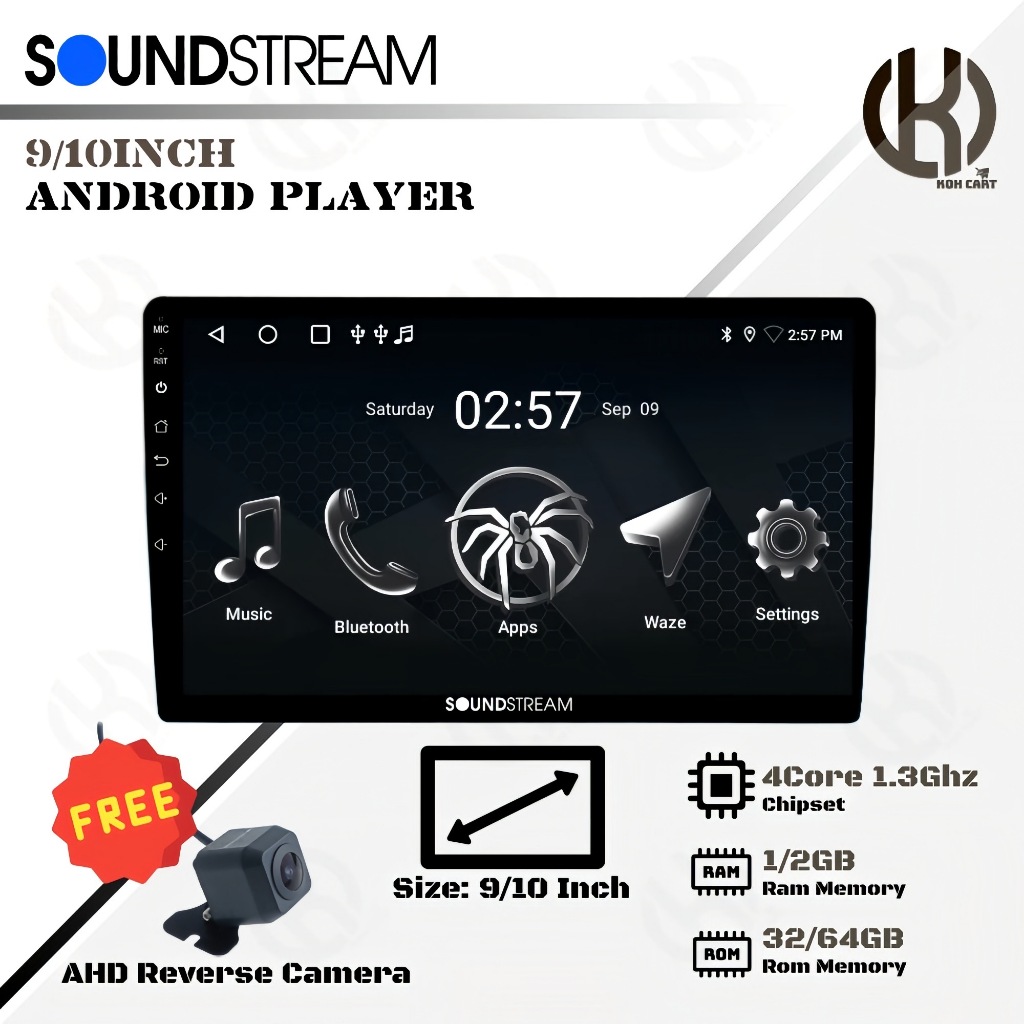 SOUNDSTREAM EXPLORE Series 9/10Inch Android Player | Shopee Malaysia
