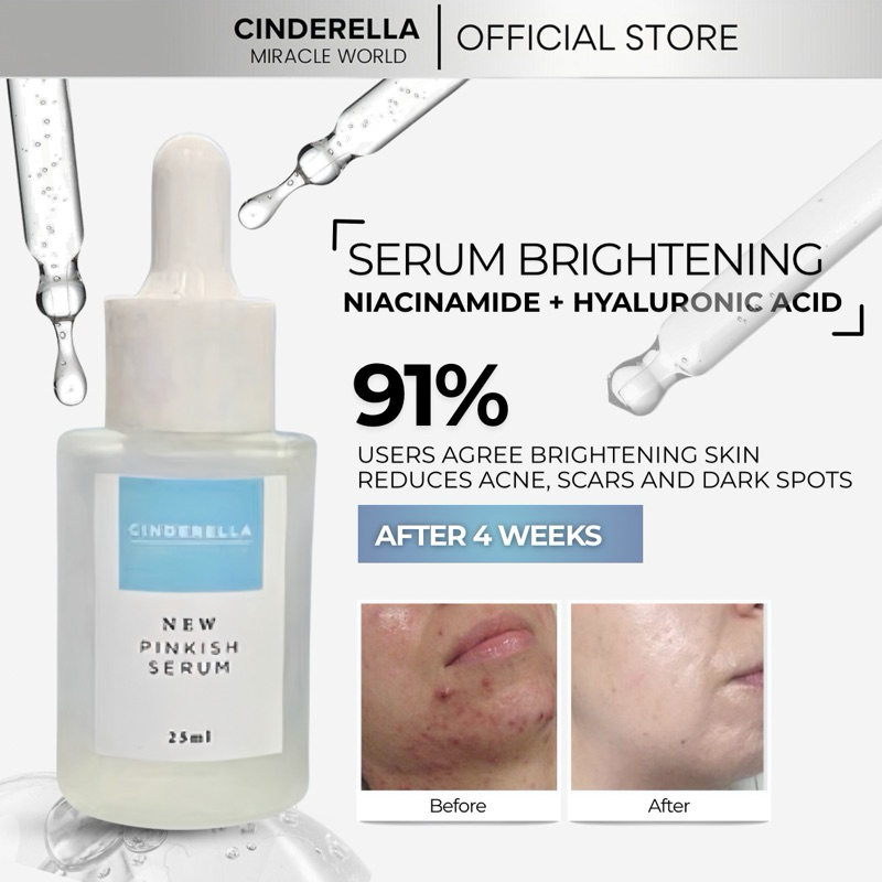 HQ🔥Free Shipping! CINDERELLA PINKISH SERUM +🎁 | Shopee Malaysia