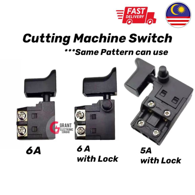 Universal Cutting Machine Switch 5A 6A Electric Drill Electric Paner ...
