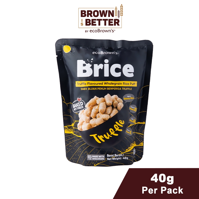 [40g] ecoBrown’s Brice Truffle Flavoured Wholegrain Rice Puff | Healthy ...
