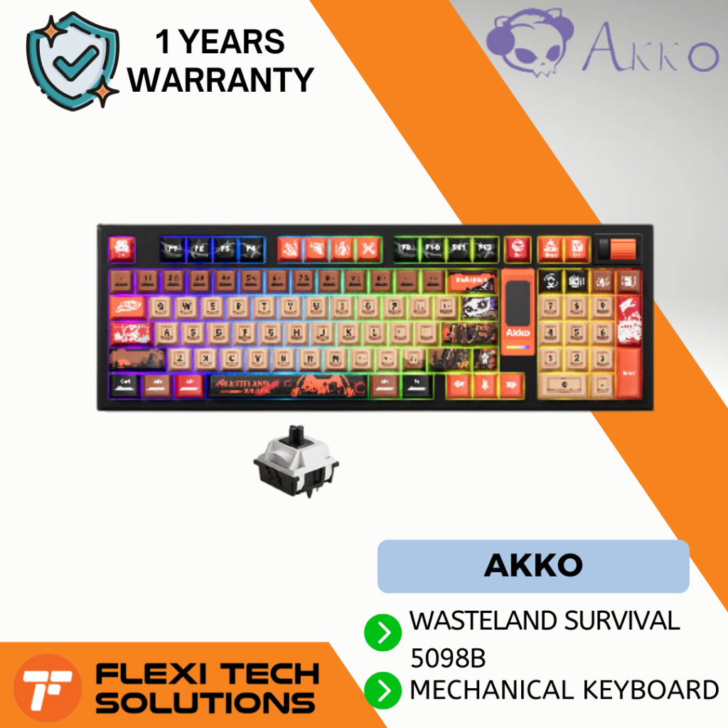 Flexi Tech Akko Wasteland Survival 5098B Mechanical Keyboard - Akko V3 ...
