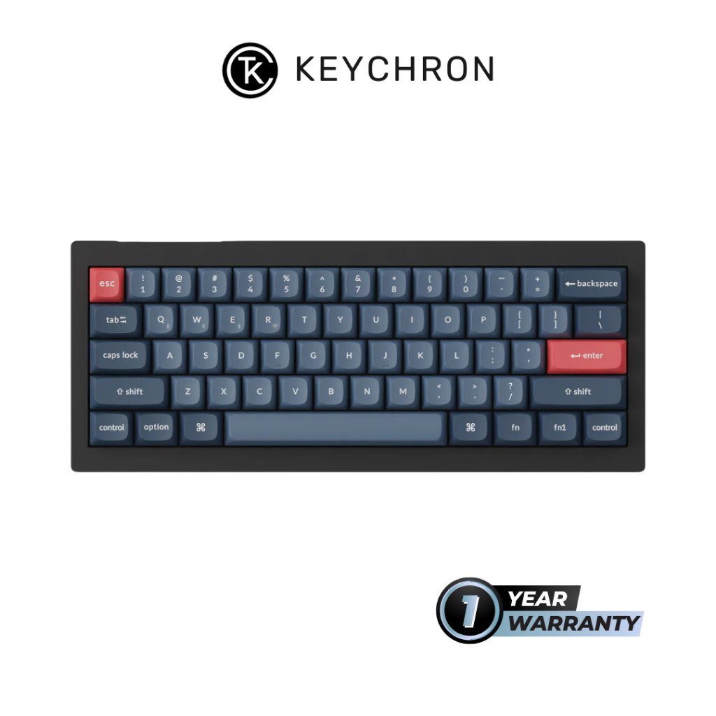 Keychron V4 Max QMK/VIA Wireless Custom Mechanical Keyboard 1 Year ...
