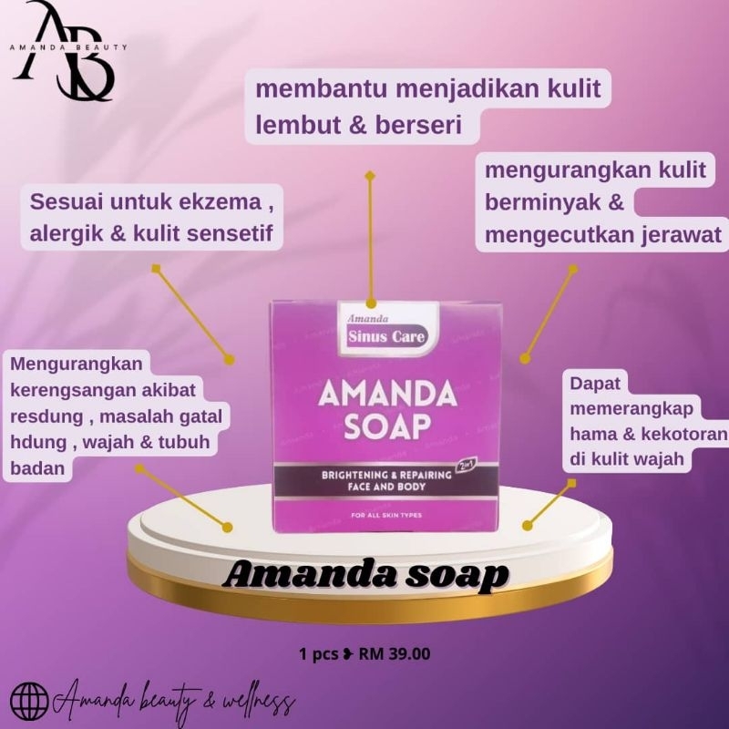 AMANDA SINUS CARE SOAP (50g) | Shopee Malaysia