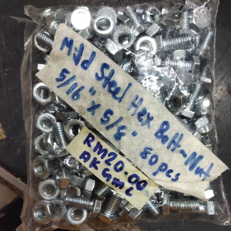 Skru untuk besi rak (bolt and nut) | Shopee Malaysia