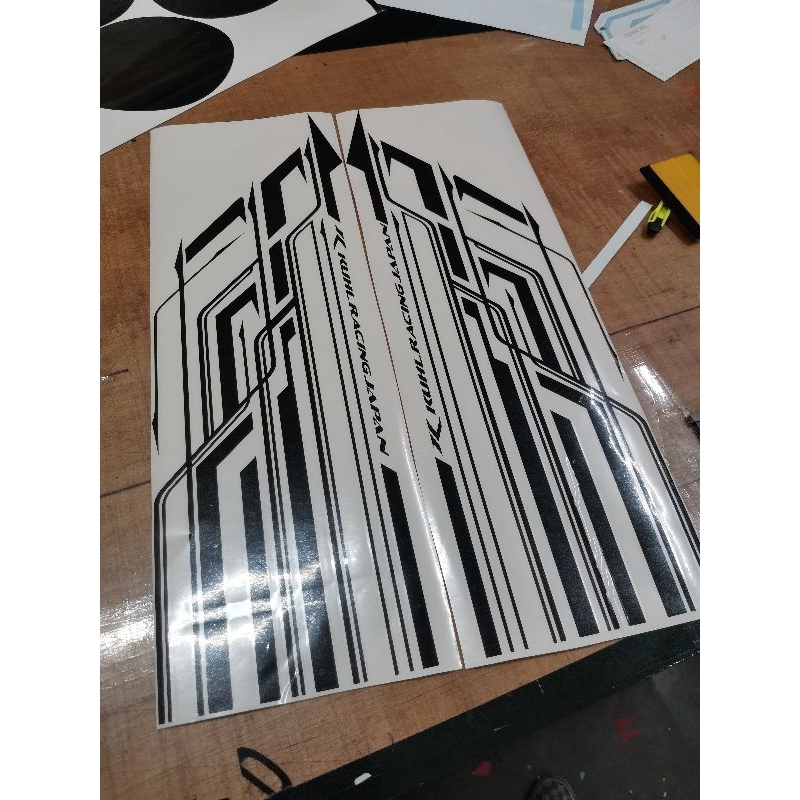 Japan Kuhl Racing sticker for alphard bonnet | Shopee Malaysia