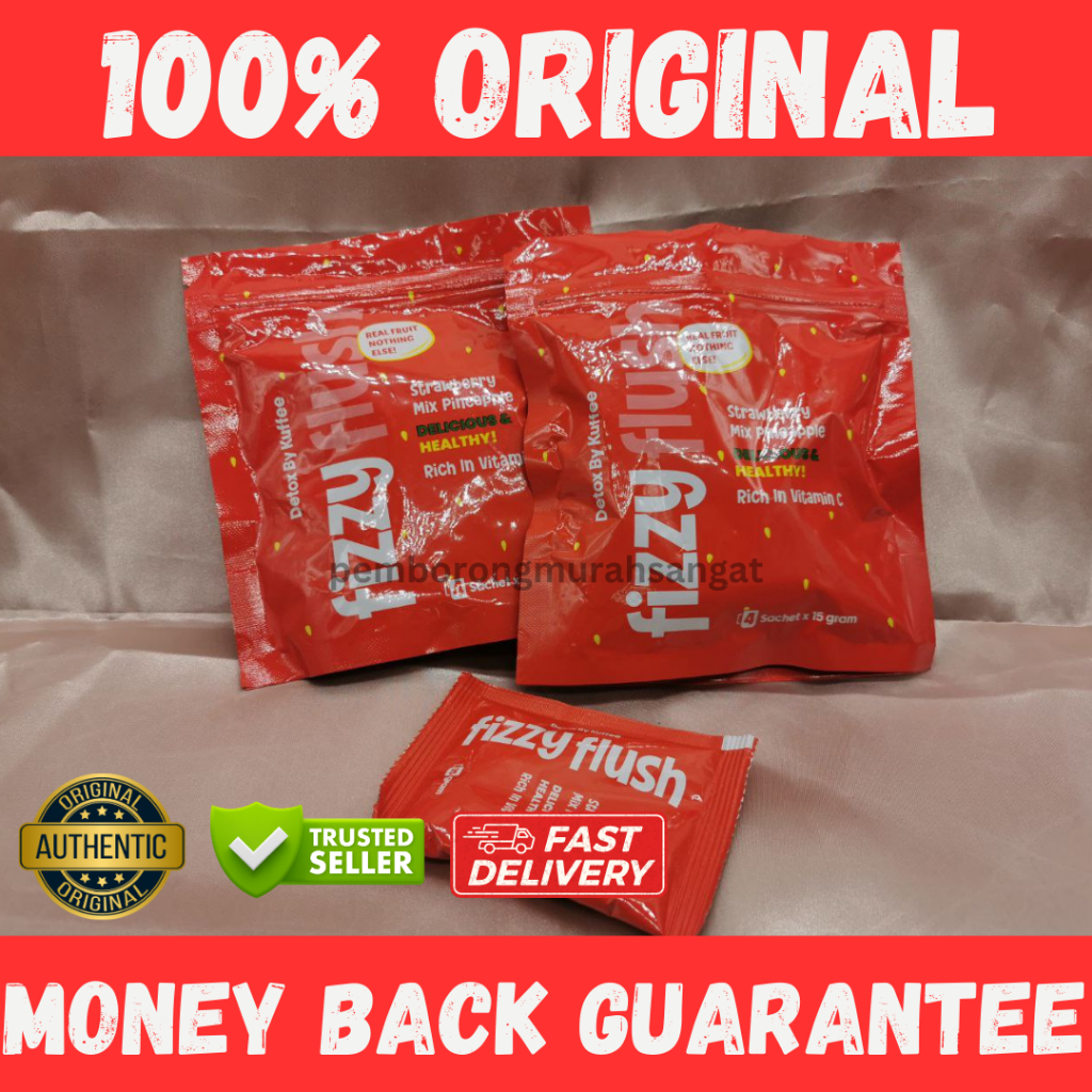 FIZZY FLUSH DTX BY KUFFEE 100% ORIGINAL HQ TRIAL PACK 5 SACHETS ...