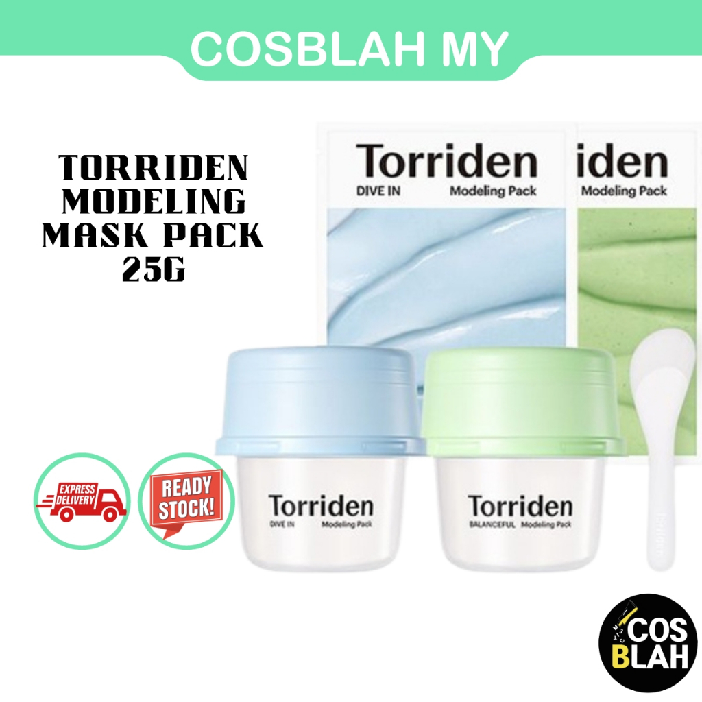 Torriden Modeling Mask Pack 25g ( Dive in / Balanceful ) - Ready Stock ...