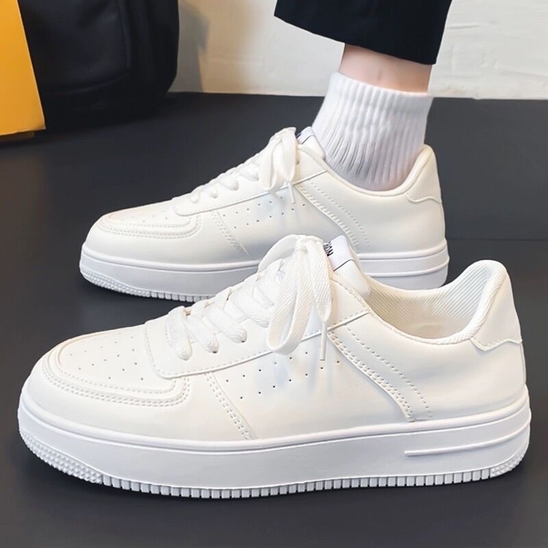 Stok sedia, penghantaran 24 jam kasut putih lelaki sneakers kasut ...