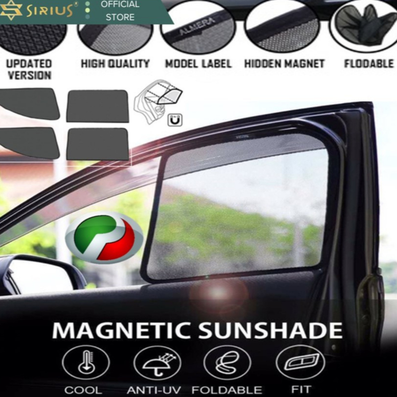 Perodua Magnetic Sunshade ATIVA AXIA BEZZA ARUZ VIVA KANCIL KENARI ...