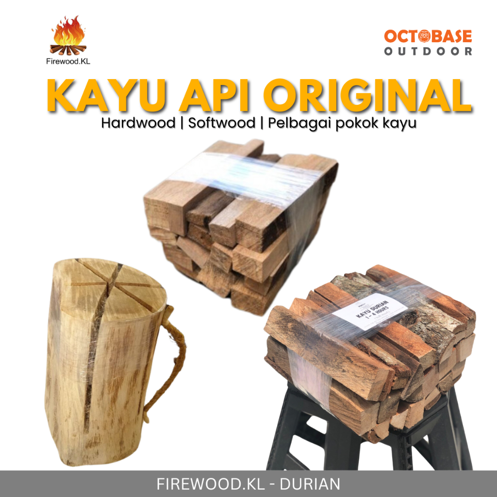 FIREWOOD KL- FIREWOOD HARDWOOD & SOFTWOOD KAYU API FOR BBQ GRILL ...