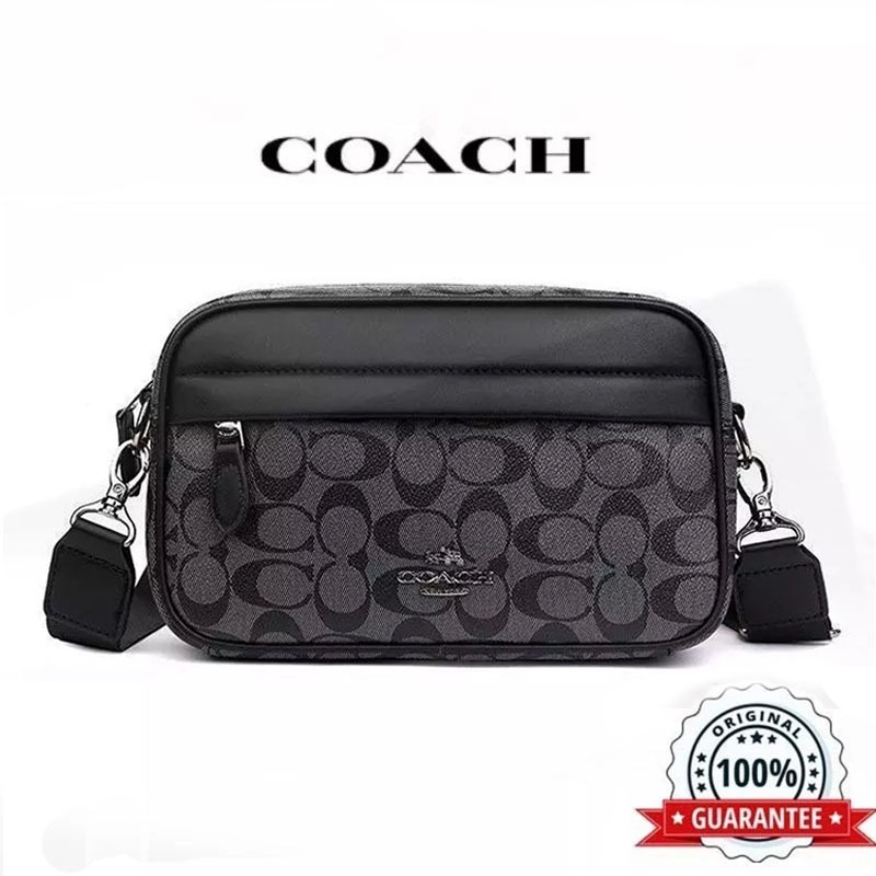 Ready Stock 100% Original C〇ach beg bahu lelaki Shoulder Bag Classic ...
