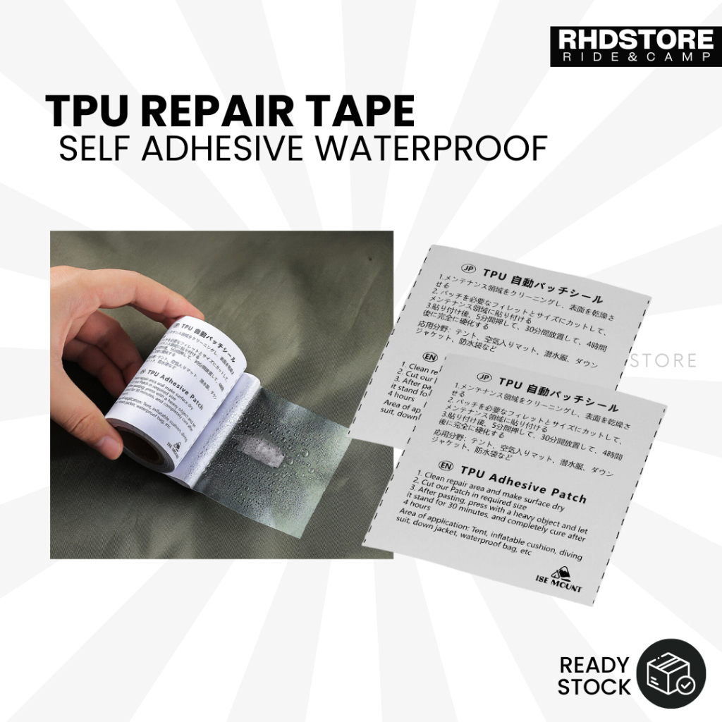 Emergency Repair Tape TPU Diy Camping Outdoor Waterproof Patch Tampal ...