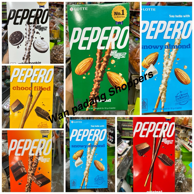 PEPERO HALAL KOREA PRODUK 8 jenis perisa | Shopee Malaysia