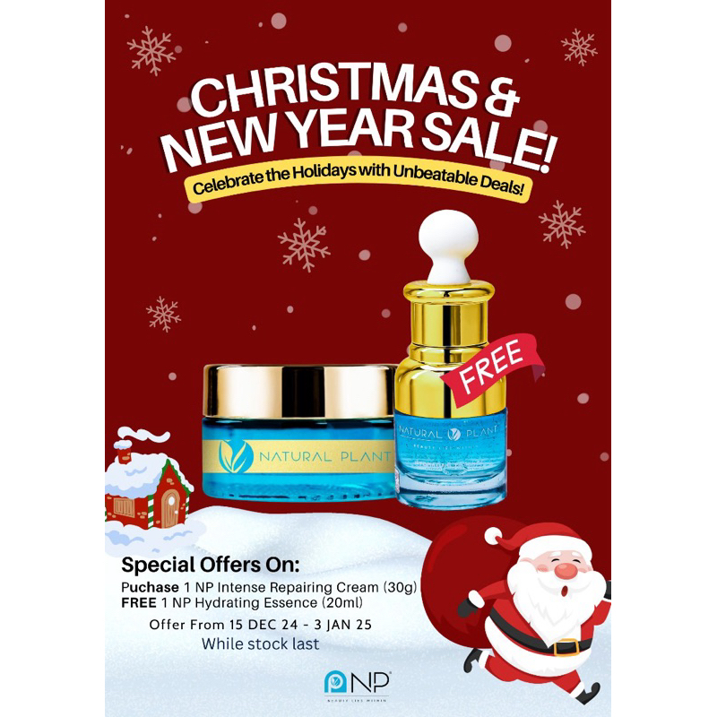 NP Cream Intense Repairing Cream 30g Free Essence 20ml full size ...