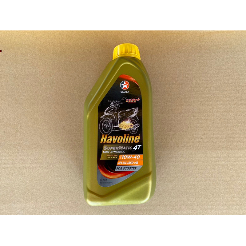 Caltex Havoline Supermatic 4T 10W40 Semi Synthetic Scooter Motor Engine ...