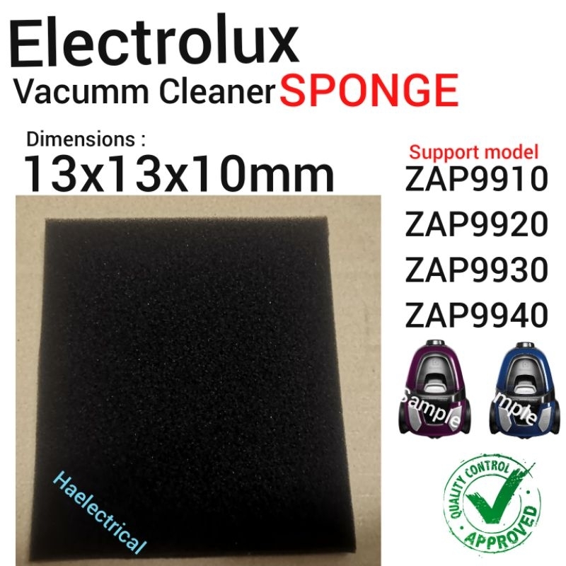 vacuum cleaner SPONGE for Electrolux ZAP9940 ZAP9910 ZAP9920 ZAP9930 ...