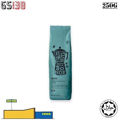 IKEA PATAR Espresso Coffee Beans Organic 250g (𝙊𝙧𝙞𝙜𝙞𝙣𝙖𝙡) HALAL | Shopee ...