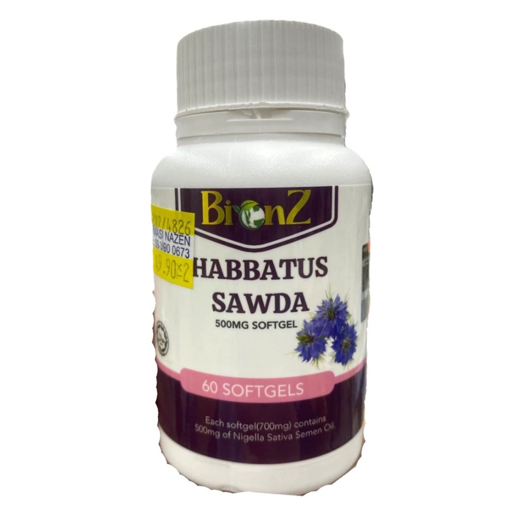 BionZ Habbatus Sauda 500MG Softgel 60's (NAZEN MEDICARE SDN. BHD ...
